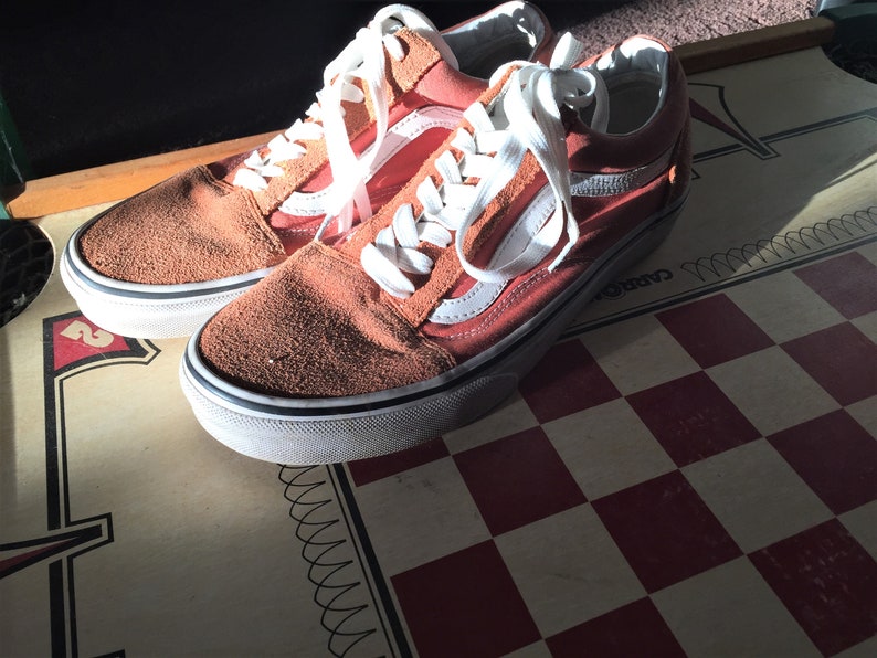 Collectible VANS Sneakers Size Mens 7 Womens 8.5 Gorgeous Pumpkin Hue ...