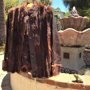 1960s Mink Panel Coat by Cornelius Studio Design Sydney Australia Size ...