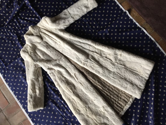 Reversible Princess Coat in White Rabbit Snow Drift H… - Gem