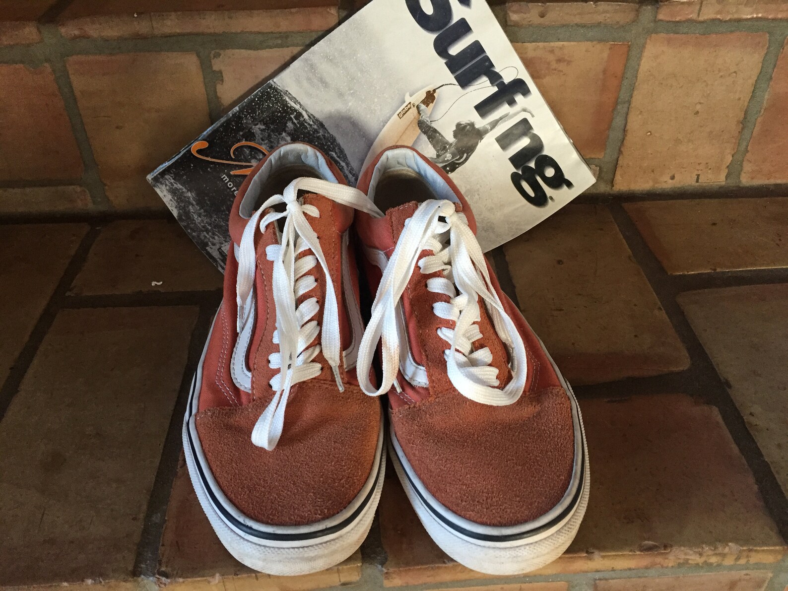 Collectible VANS Sneakers Size Mens 7 Womens 8.5 Gorgeous Pumpkin Hue ...