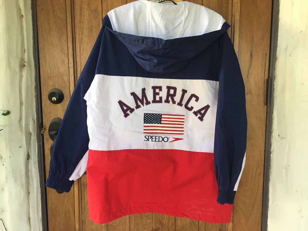 SPEEDO AMERICA YACHT Jacket/ Hoodie Track Jacket, Rain Jacket ...