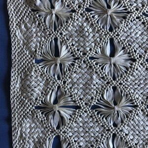 SLIK RIBBON CROCHET Shawl Ecru Hue Hand Made - Etsy