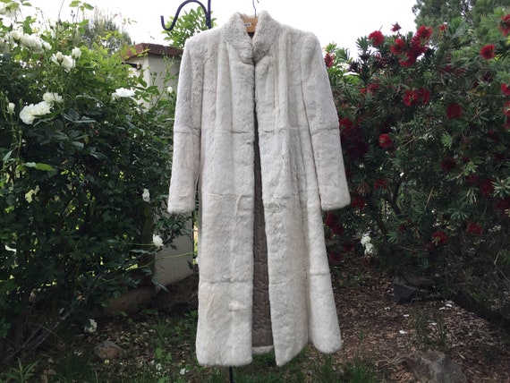 Reversible Princess Coat in White Rabbit Snow Drift H… - Gem