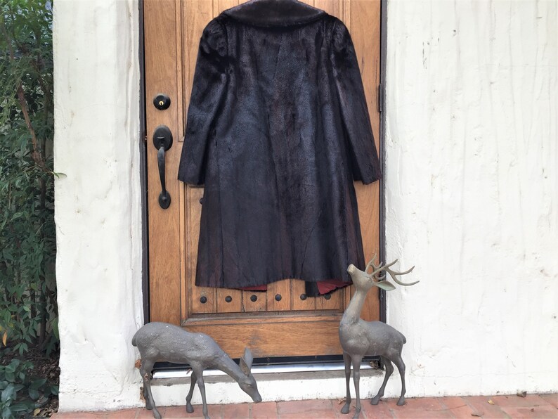 100+ Year Old Pony Hair Duster Coat/ Swing Coat by Albrecht Furs St ...