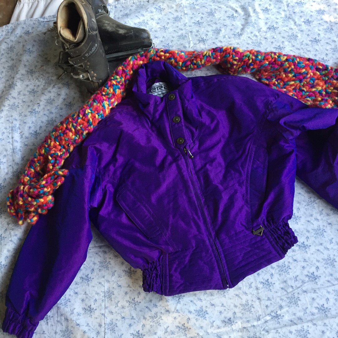 NEON VIOLET Ski Parka by FERA in Size 8 Made of 80% Polymide and 40 ...