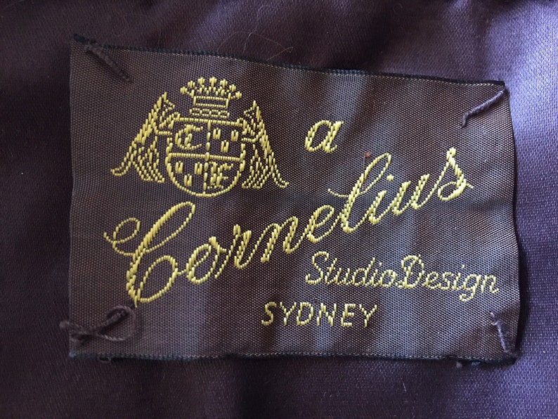 1960s Mink Panel Coat by Cornelius Studio Design Sydney Australia Size ...