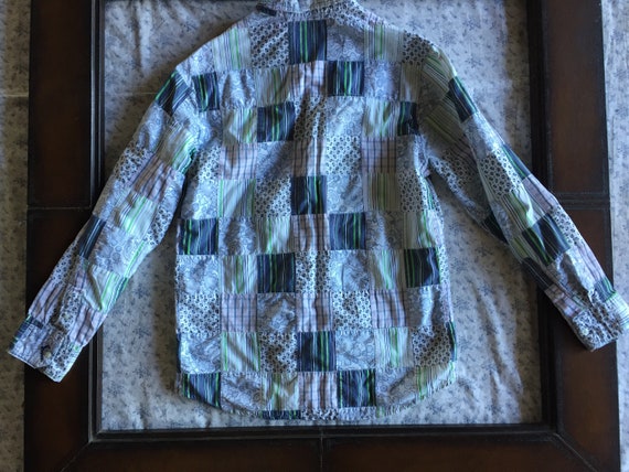 RALPH LAUREN CHAPS Denim Quilt Patch Oxford in Pinks … - Gem
