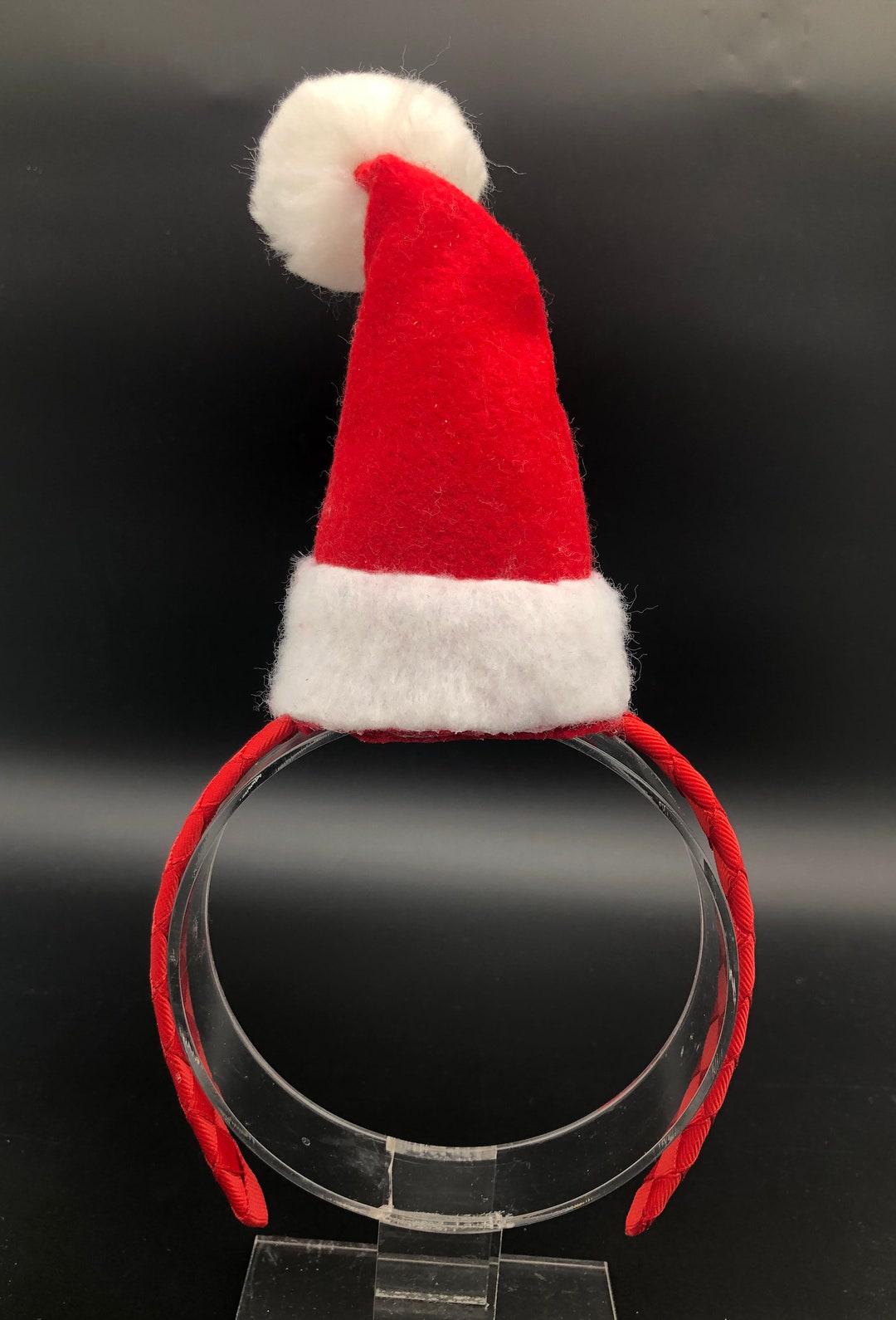 Santa Hat Headband, Christmas Hat, Santa Hat, Santa Headband, Holiday ...