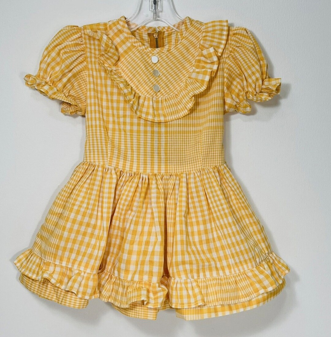 2t Vintage Plaid Dress - Etsy