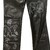 Matisse-inspired Hand-painted Vintage Leather Pants - Unique Artistic ...