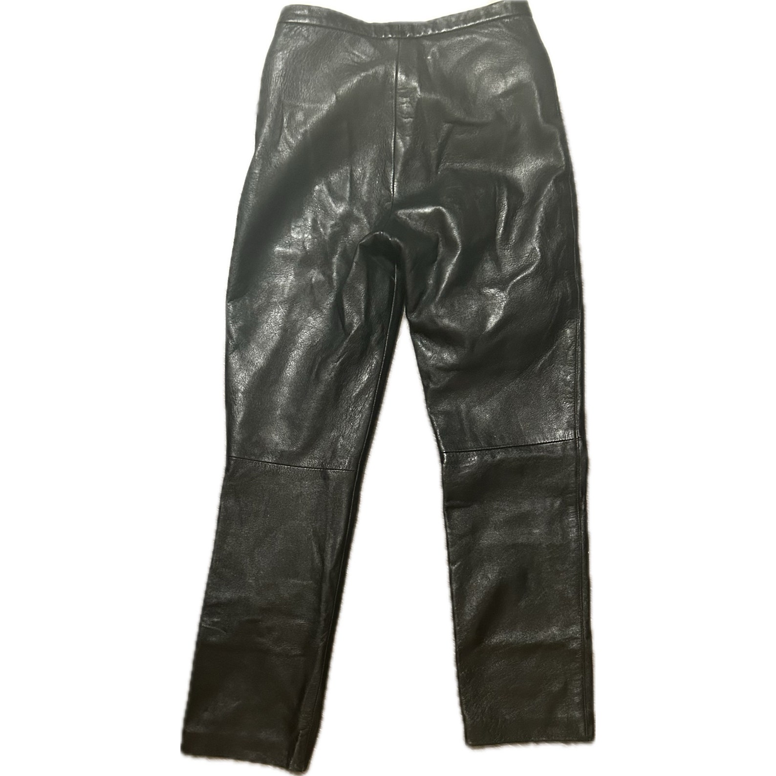 Matisse-inspired Hand-painted Vintage Leather Pants - Unique Artistic ...