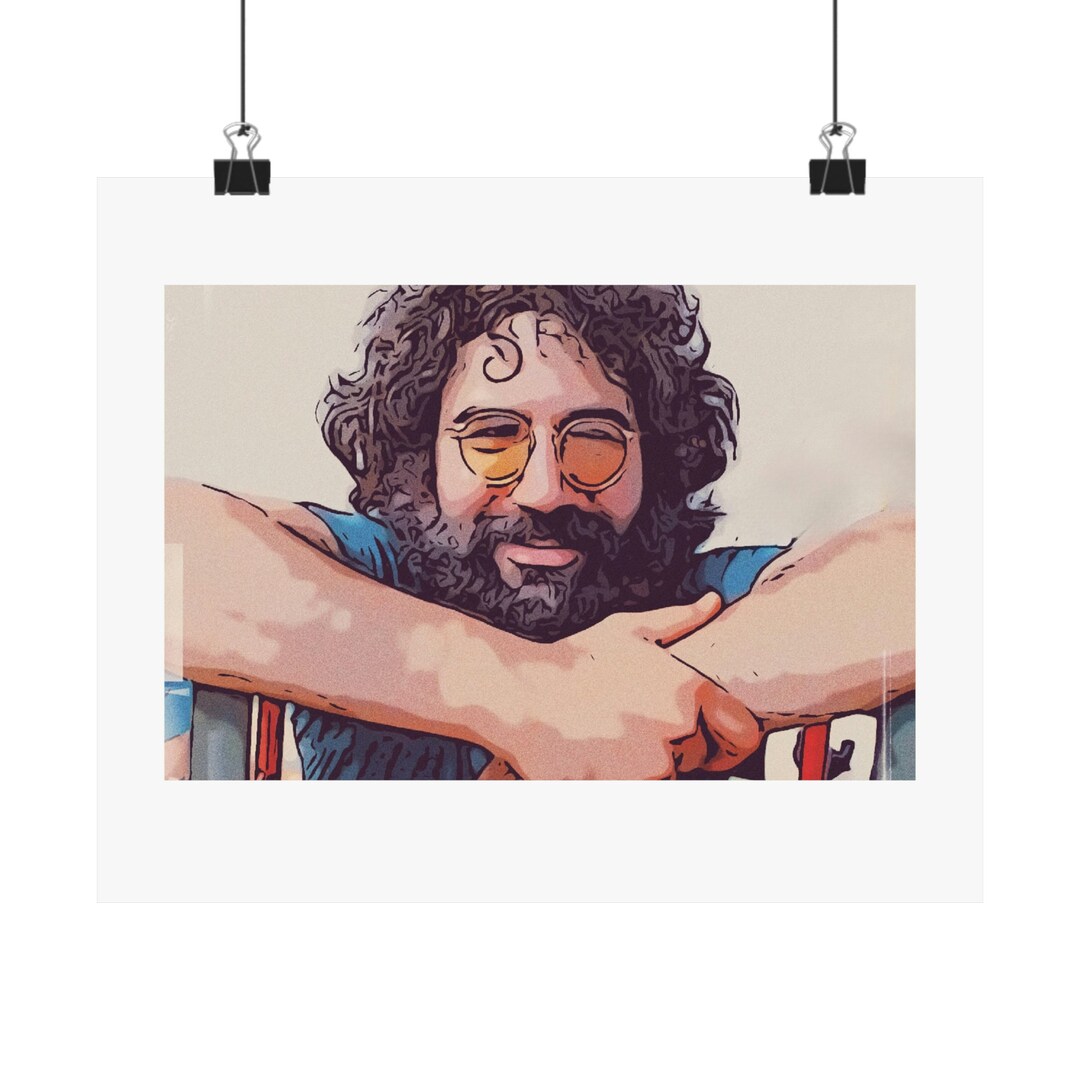 Jerry Garcia Print - Etsy