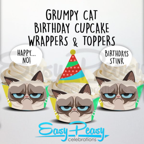 Grumpy Cat Birthday - Etsy