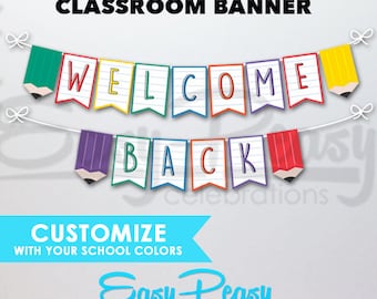 Welcome Classroom Banner / Back to School Banner / Classroom - Etsy