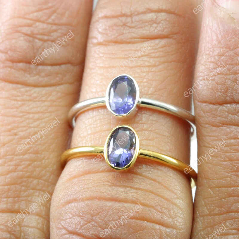 Iolite Ring - Etsy