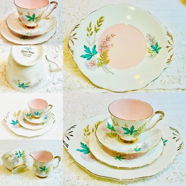 Vintage Pink Tea Set - Etsy