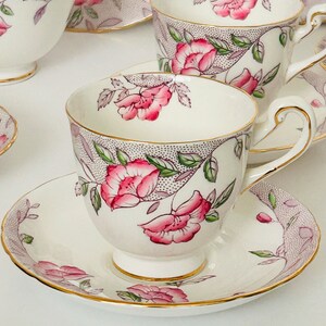 Pretty Pink Vintage Tea Set by New Chelsea English Bone China for ...