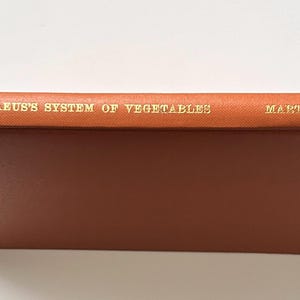 1799 Botanical- Rare Antique Book Linnaeus's Systems of Vegetables ...