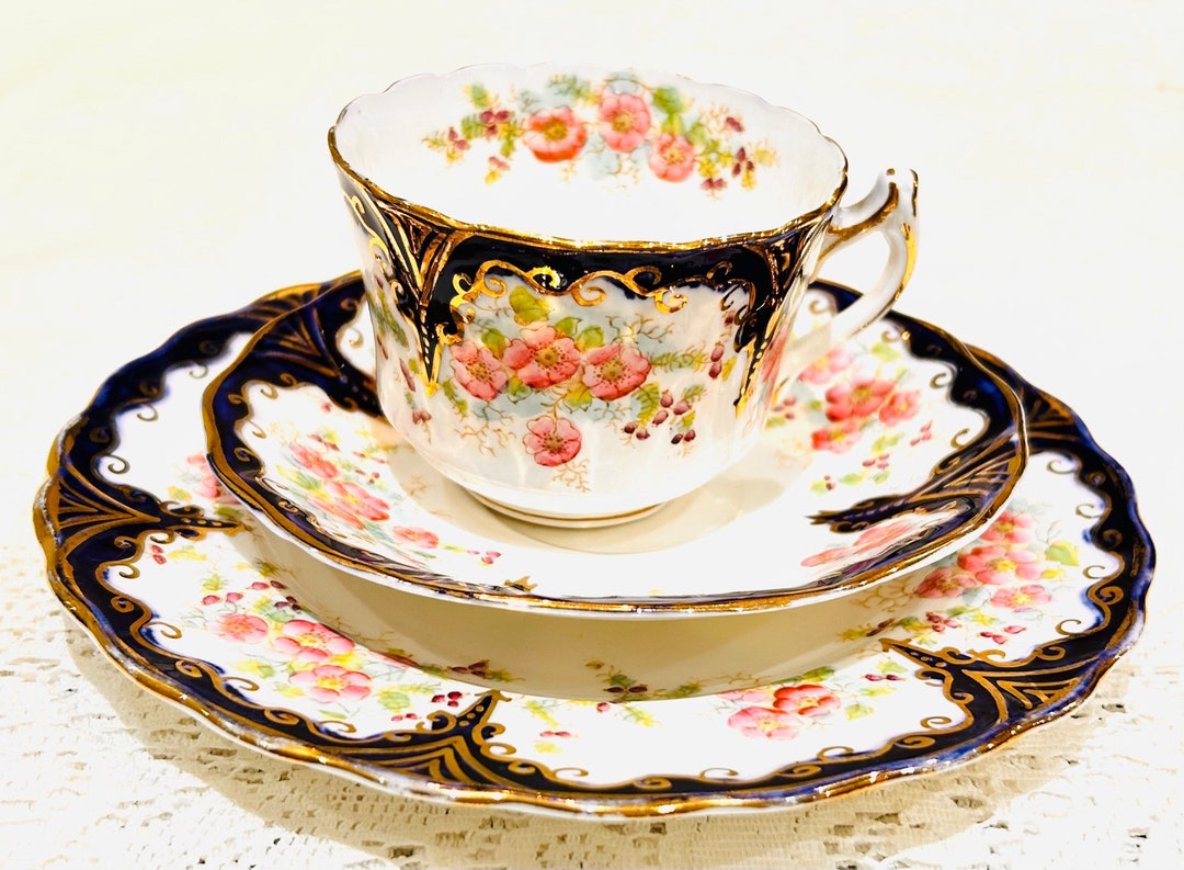 Vintage Afternoon Tea China Teacup Saucer Set Sutherland China England ...
