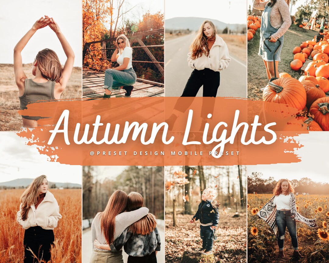 14 Fall Presets, Autumn Presets for Desktop and Mobile, Halloween ...
