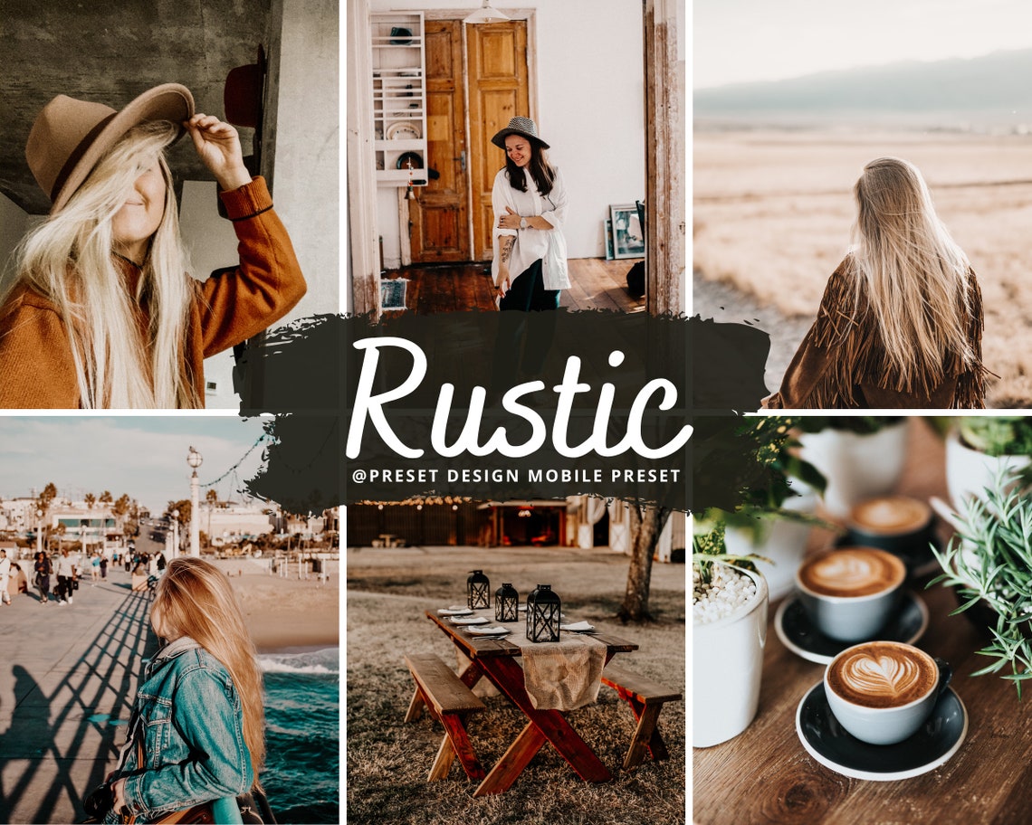 10 RUSTIC Lightroom Presets Boho Presets Instagram Filter - Etsy