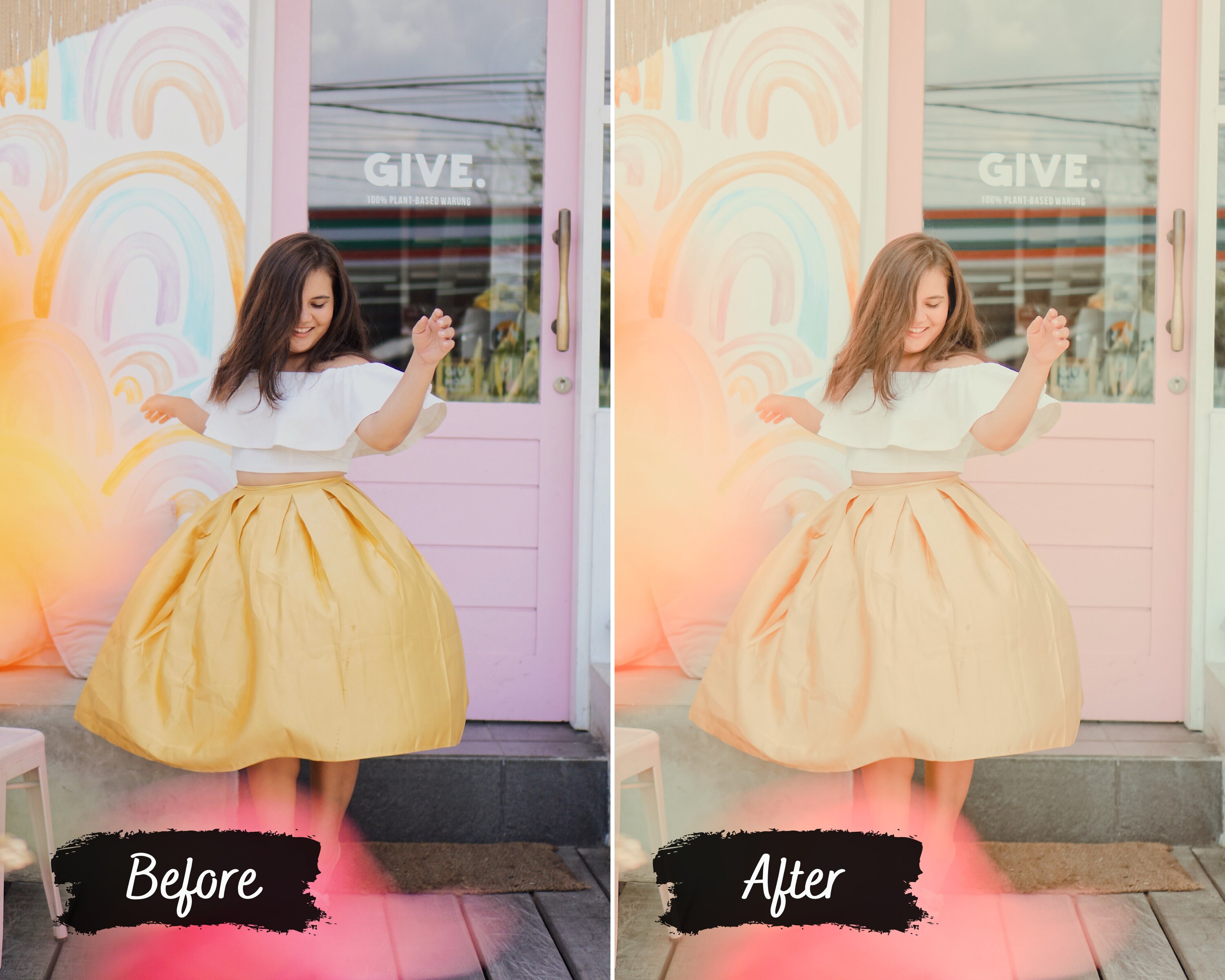 10 Creamy Pastel Lightroom Mobile Preset Peach Photo Filter | Etsy Canada