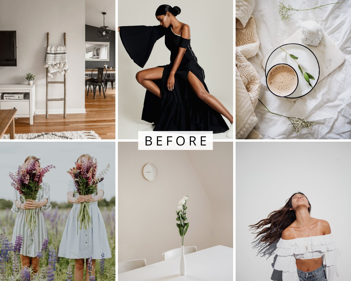 10 Clean & Crisp Lightroom Presets Natural Photo Editing | Etsy