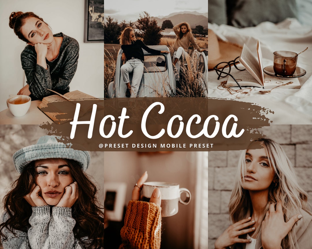 12 COCOA Mobile Lightroom Mobile Presets, Chocolate Presets for Photos ...
