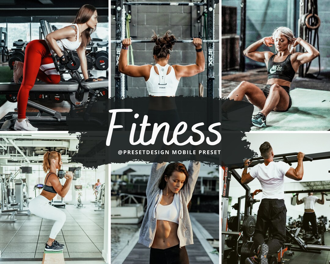10 Lightroom Mobile Preset FITNESS Instagram Filters, Gym Lifestyle ...
