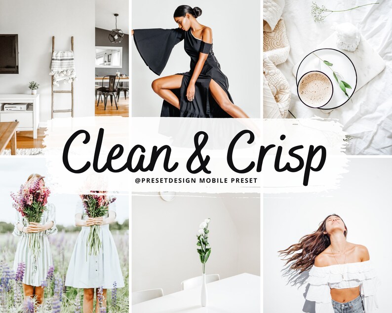 10 Clean & Crisp Lightroom Presets Natural Photo Editing | Etsy