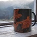Lava Lake - Volcano - Color Morphing Coffee Mug - Heat Reactive Design ...