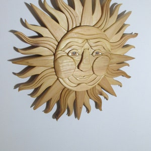Sun Wall Hanging/sun Sculpture/sun Art/celestial Wall Hanging - Etsy