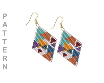 Brick Stitch Earrings - Etsy