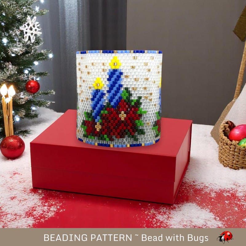 Bead Pattern for Tea Lights - Etsy UK