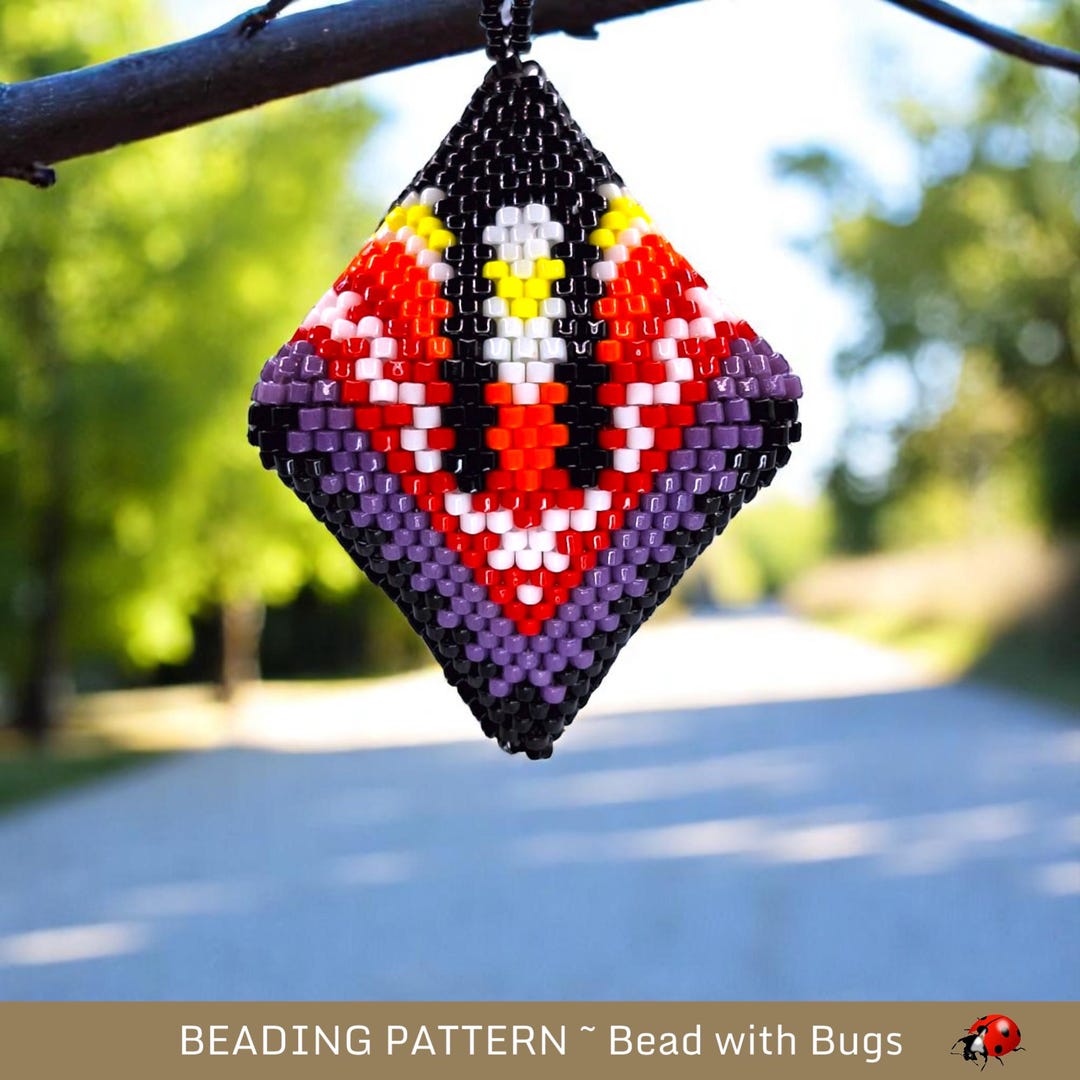3D Peyote Stitch Beaded POD Pattern by Bead With Bugs, the Women, Purse ...