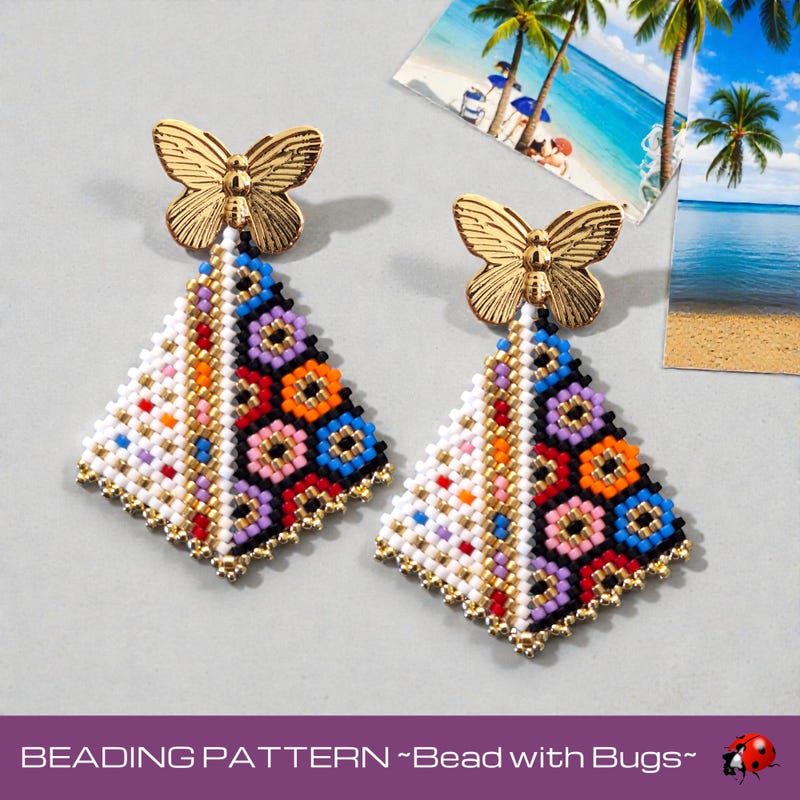 Pattern for Kite Beads - Etsy UK