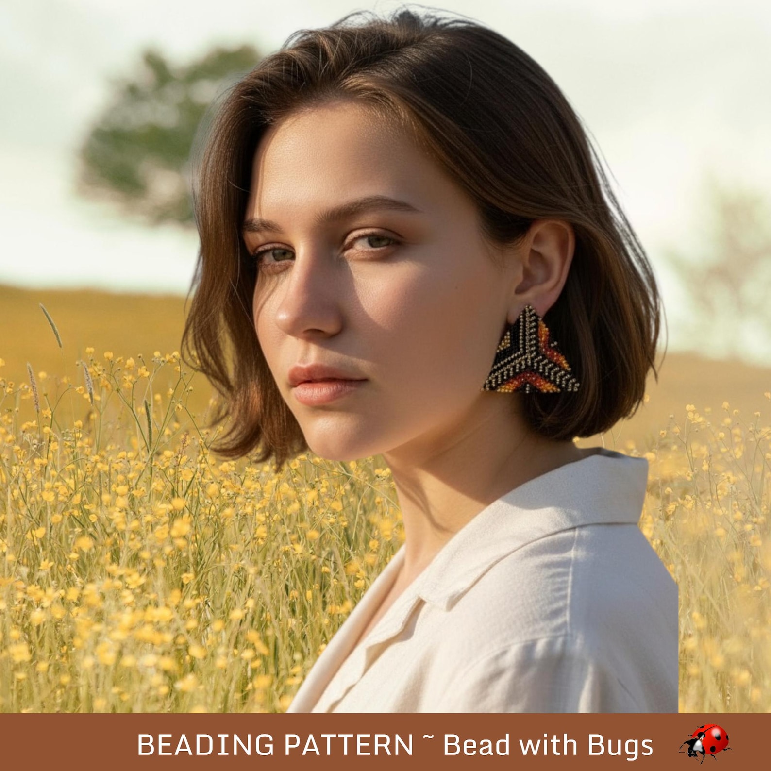 3D Peyote Stitch Beading Pattern: PASSION by Bead With Bugs - Etsy