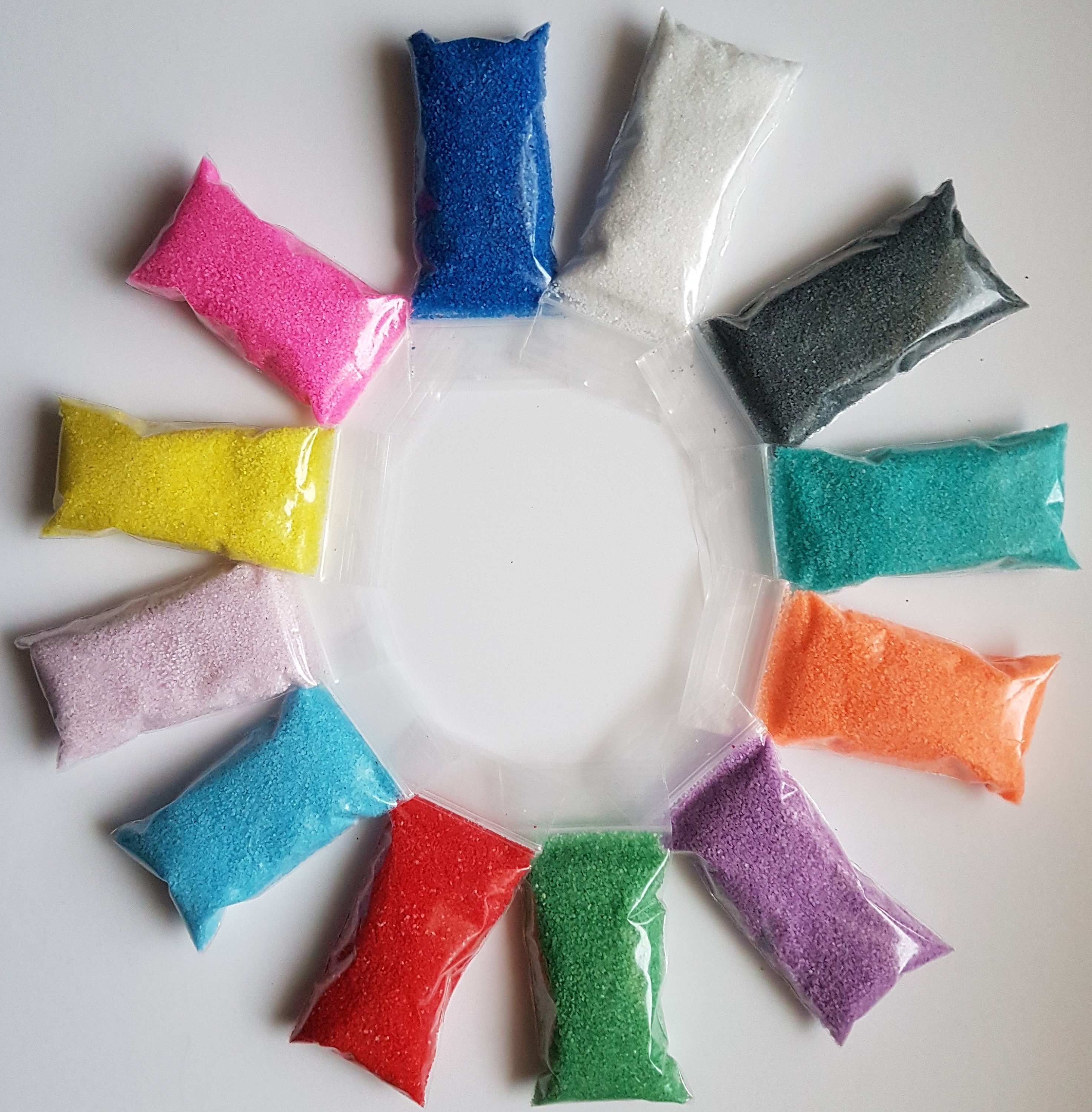 Arena de colores 12 colores variados 25 g 85 g 200 g 500 g | Etsy