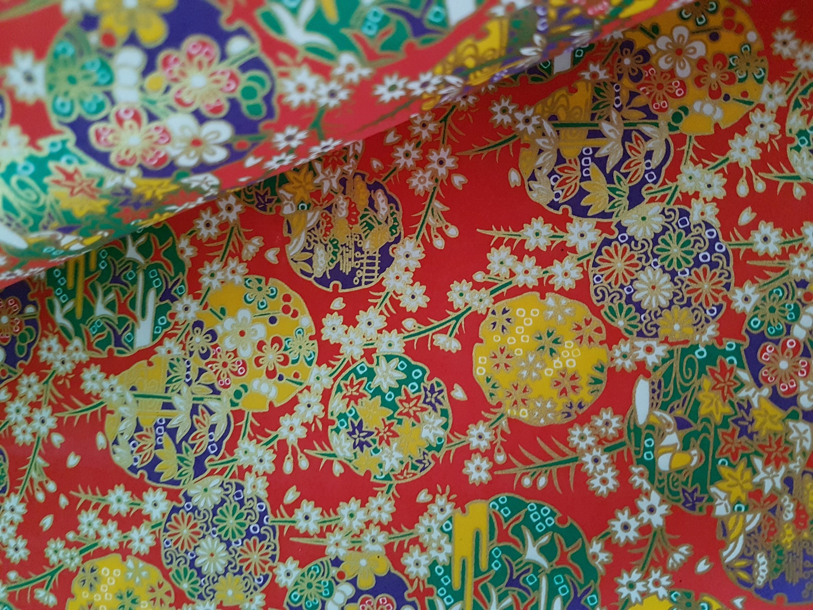 Traditional Japanese Chiyogami Washi Yuzen Paper 3 Large - Etsy