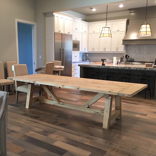 Wood Beam Table - Etsy