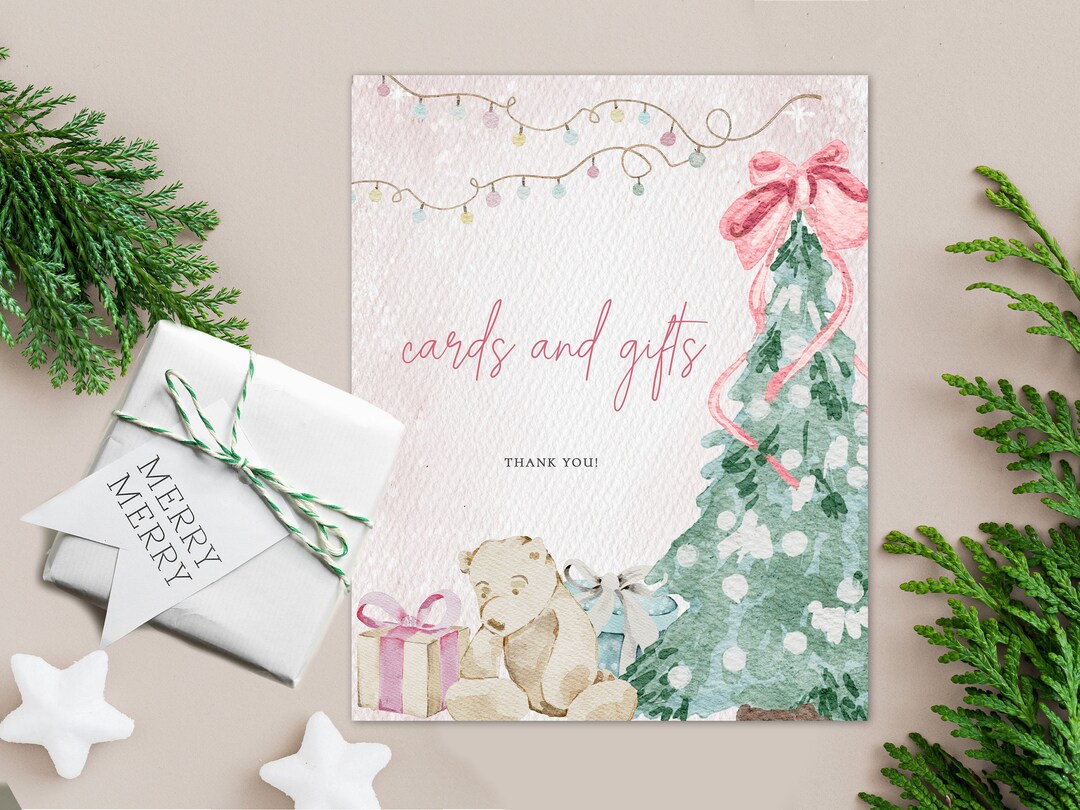 Oh What Fun - 8x10 Cards and Gifts Sign, Christmas Birthday Party ...