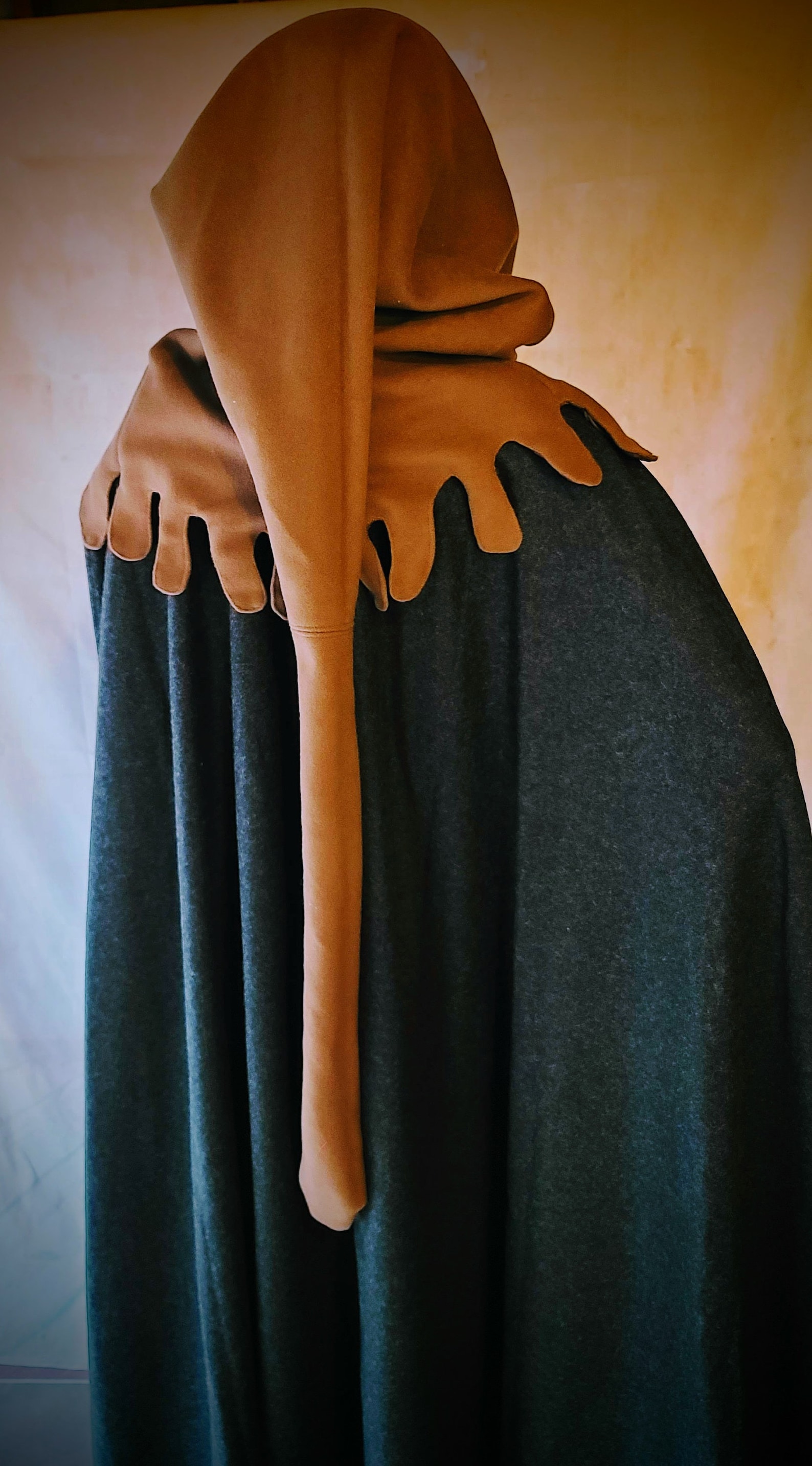 Wool Hood Chaperone Handmade Medieval Costume 15th Century | Etsy