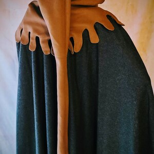 Wool Hood Chaperone, Handmade Medieval Costume, 15th Century 1400 Men ...