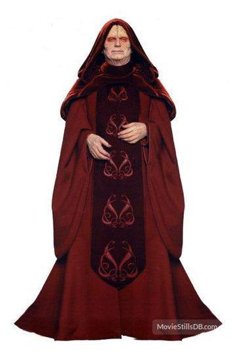 Darth Sidious, Red Senate Robes, Revenge of the Sith, Palpatine ...