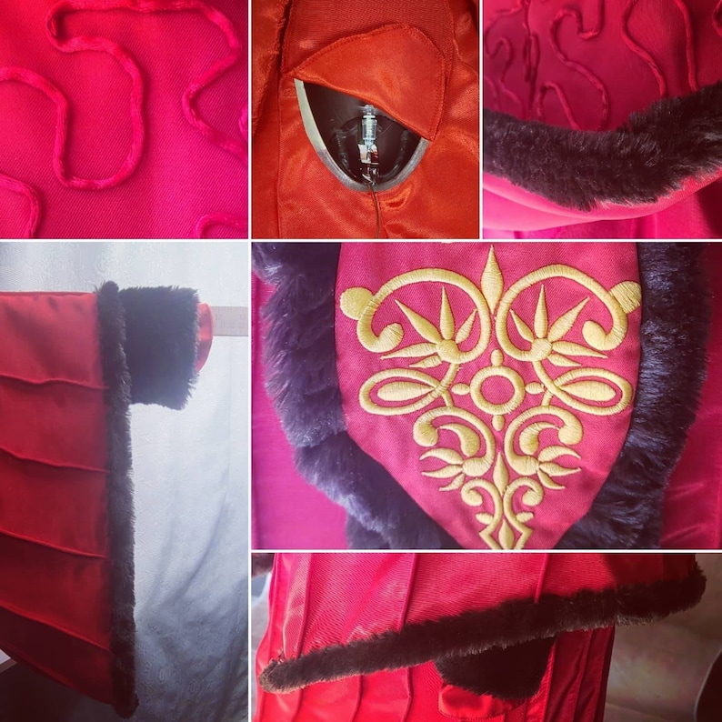 Padme Amidala Dress, Queen Amidala Red Invasion Cosplay, Star Wars ...