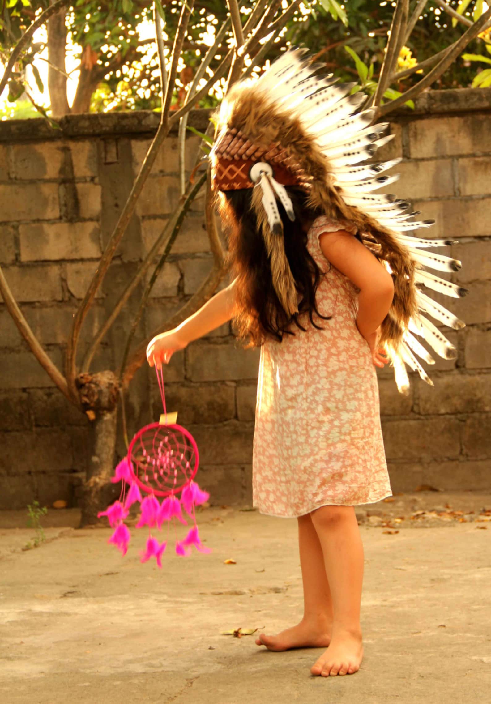 Child 5 to 8 Years 54 Cm /21 Inchkids Feather Headdress - Etsy
