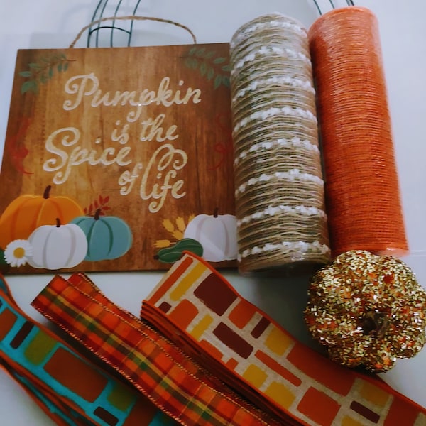 Fall Deco Mesh - Etsy