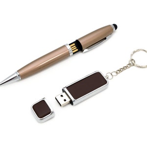 8GB USB Flash Drive Gift Set - 3 in 1 Stylus Pen Flash Drive - With ...