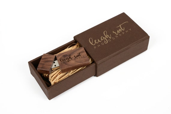 Set of 10 Personalized USB Box Usb Packaging Paper Box - Etsy