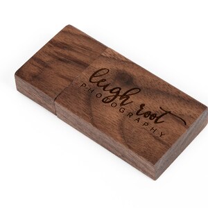 Set of 100 Wooden Walnut USB Flash Drive - Personalized Custom Wooden ...